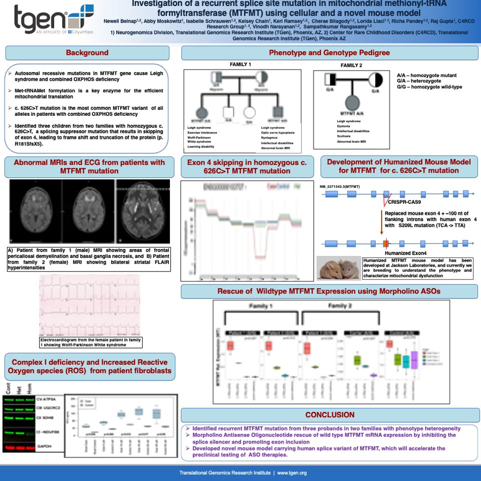 Poster Presentation for Mitochondrial Medicine Society Conference 2019 ...